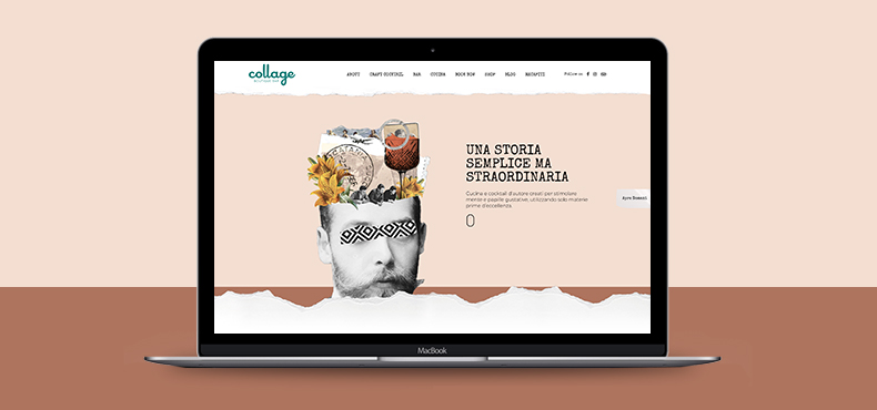 Il nuovo sito di Collage Boutique Bar è online | Industria01