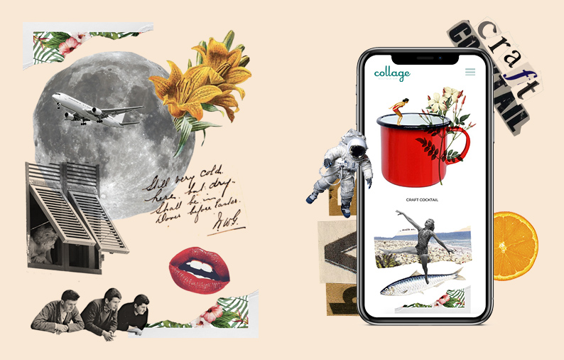 Il nuovo sito di Collage Boutique Bar è online | Industria01