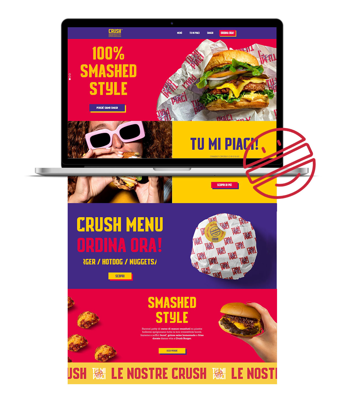 Crush Burger. Il tuo smashed burger a Catania | Industria01