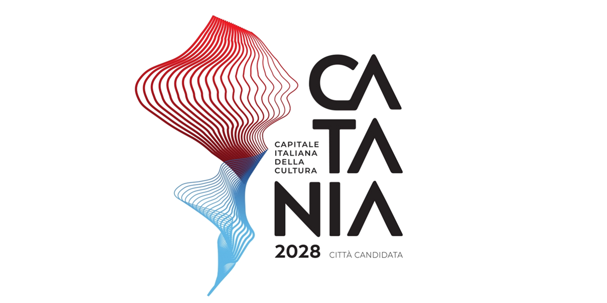 Il logo di Catania candidata Capitale Italiana della cultura 2028 ...